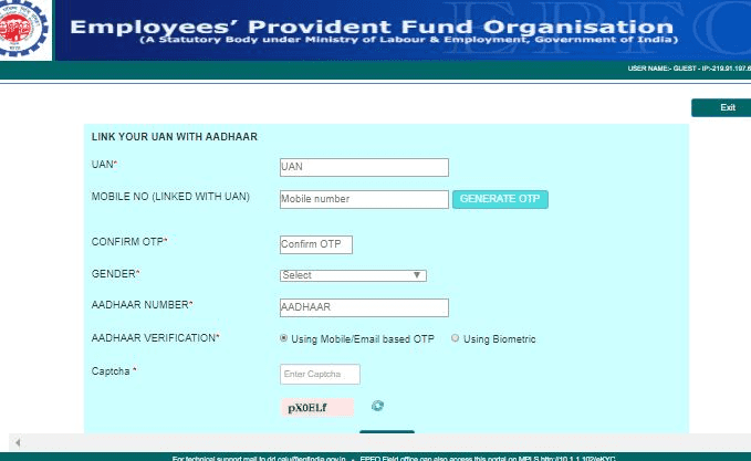 How To Link Aadhaar With Epf Account